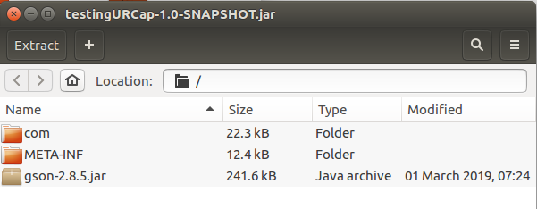 Universal Robots Urcap Importing Third Party Jar File